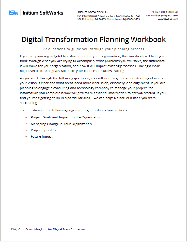 Download Your Digital Transformation Planning Workbook - Initium ...